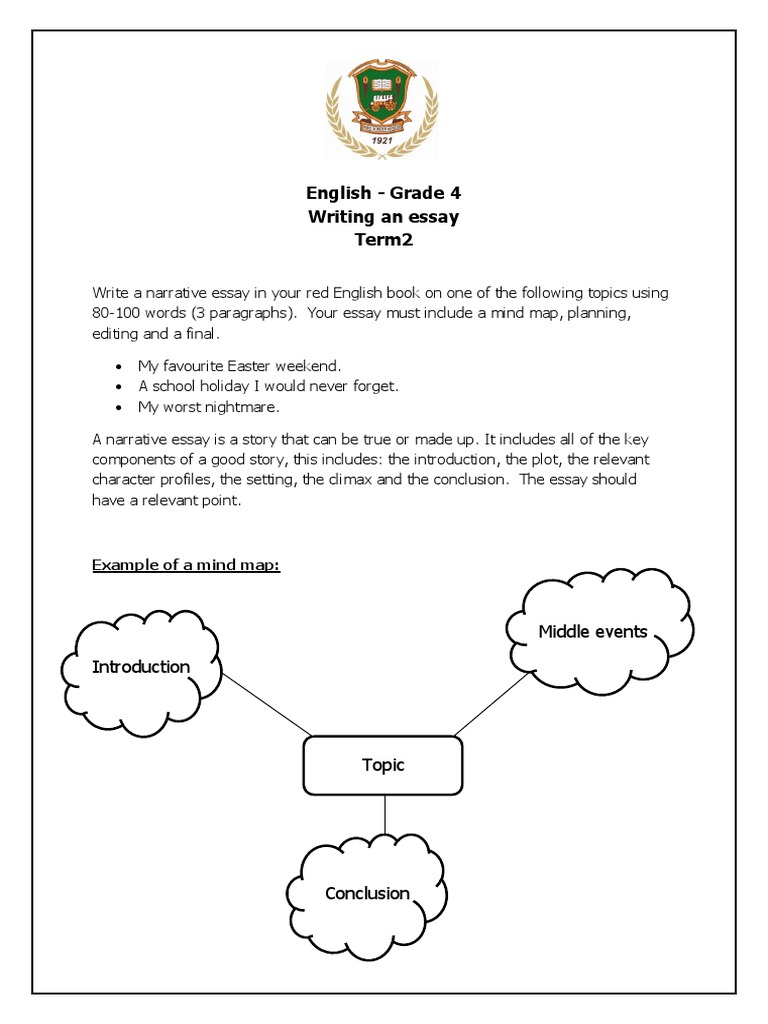 Grade 4 Narrative Essay Guide | PDF | Punctuation | Essays