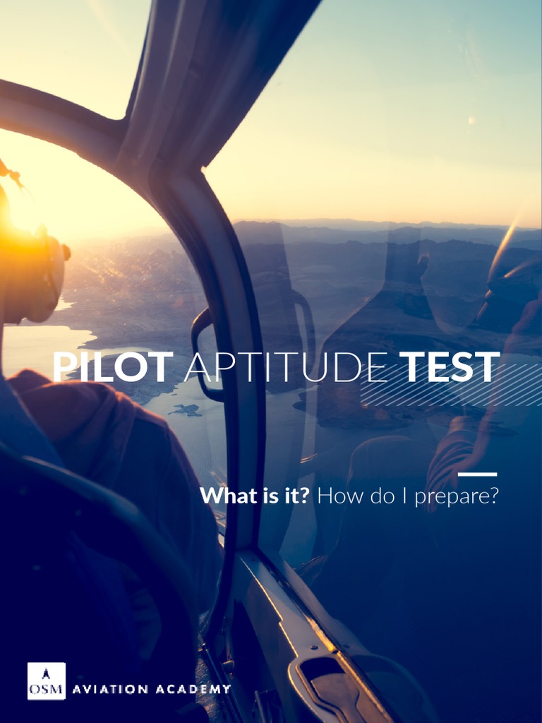OSM Aviation Academy - The Pilot Aptitude Test Guide | PDF | Memory ...