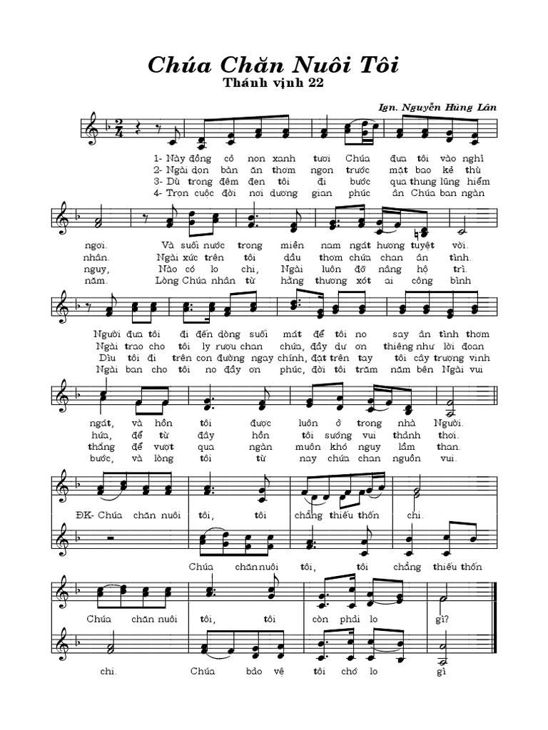 Chua Chan Nuoi Toi Tv22 Nguyen Hung Lan | PDF | Alphabet latin