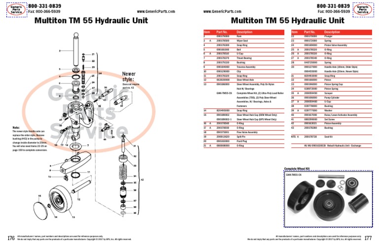 Multiton TM 55 Hydraulic Unit Multiton TM 55 Hydraulic Unit: Newer ...