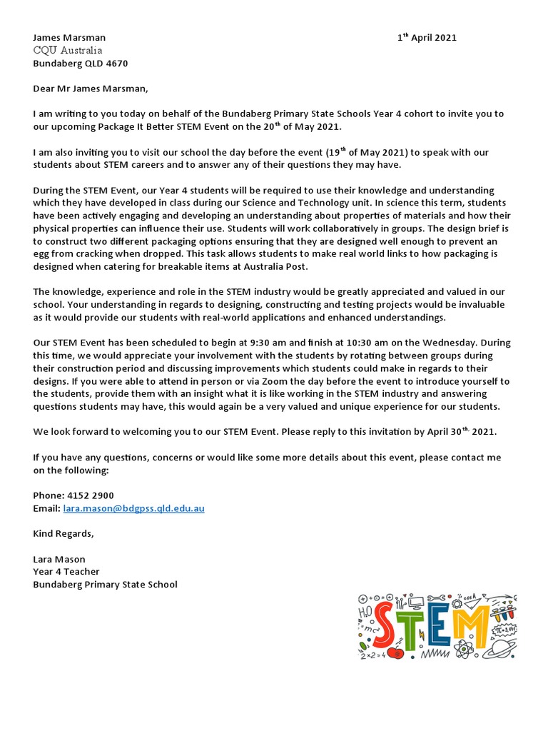 James Marsman Invitation | PDF