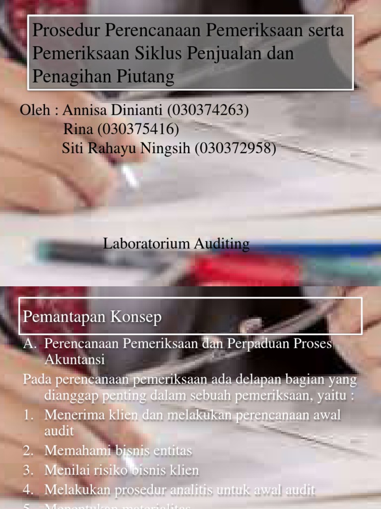 Bahan Diskusi Laboratorium Auditing 4 | PDF