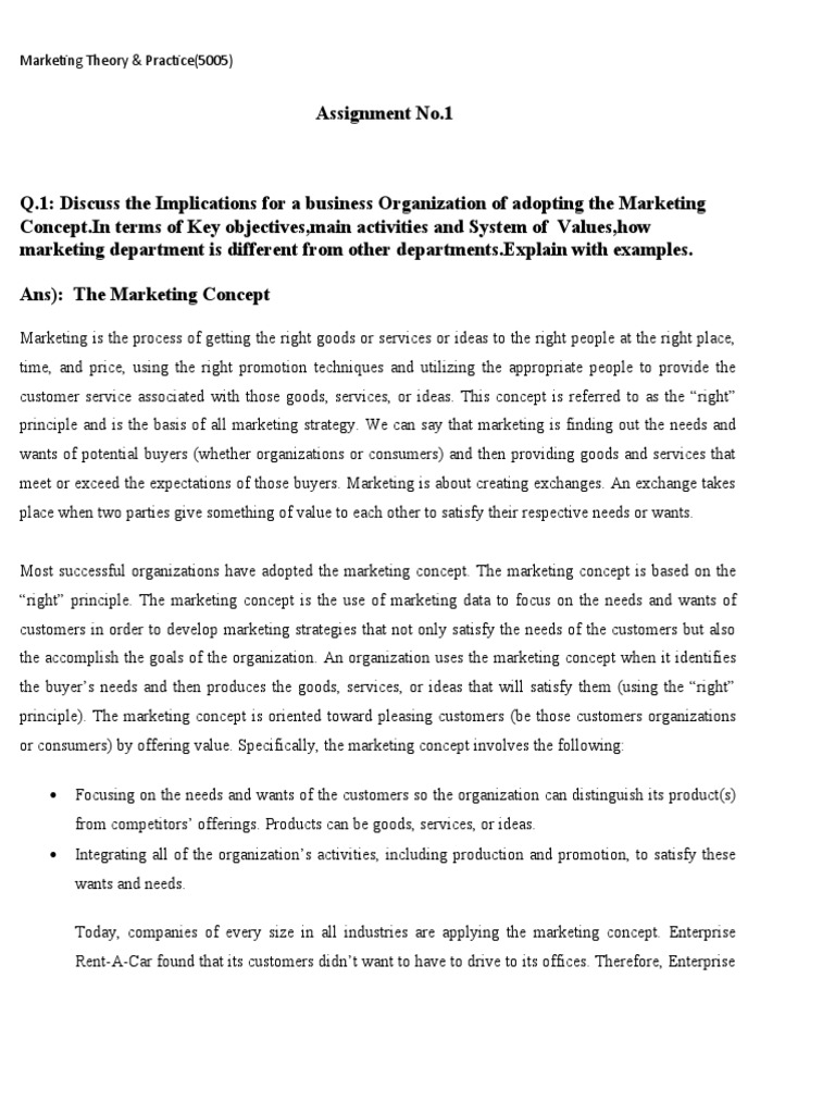 Assignment No 2 Pdf Value Economics Marketing