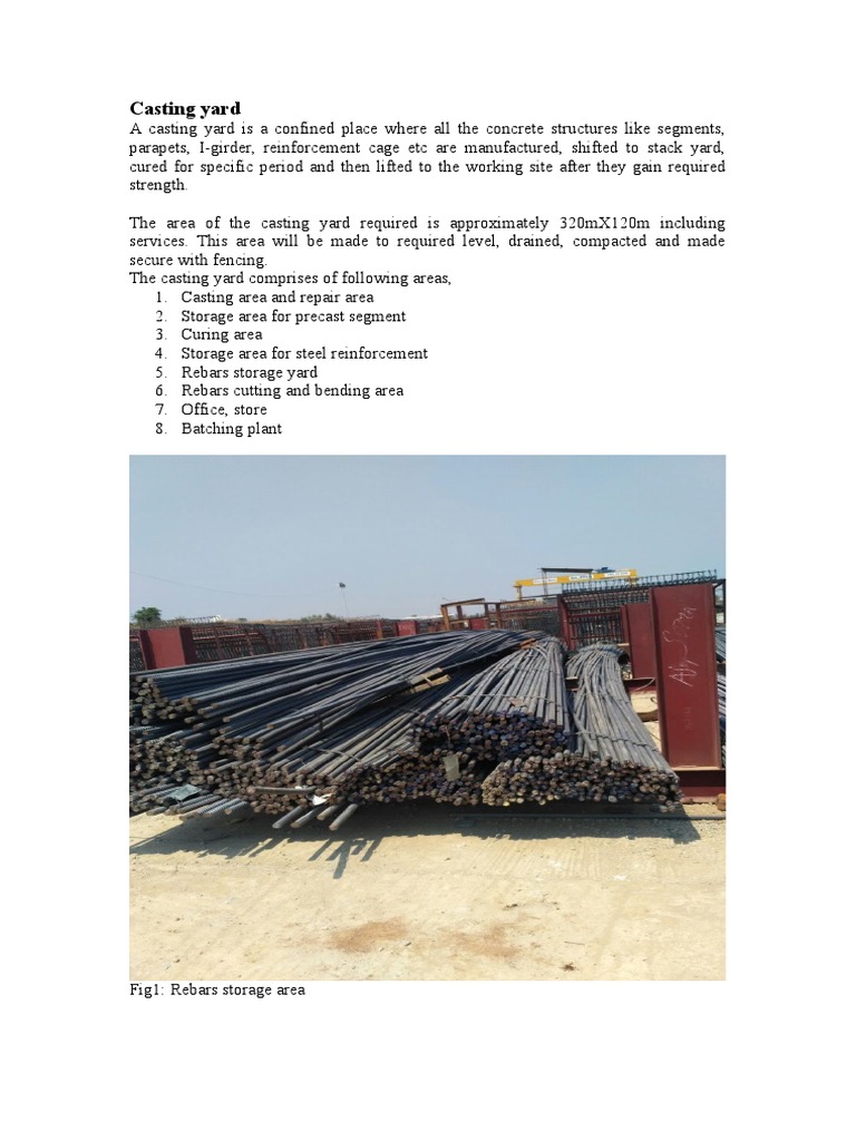 Casting Yard | Download Free PDF | Ultrasound | Concrete