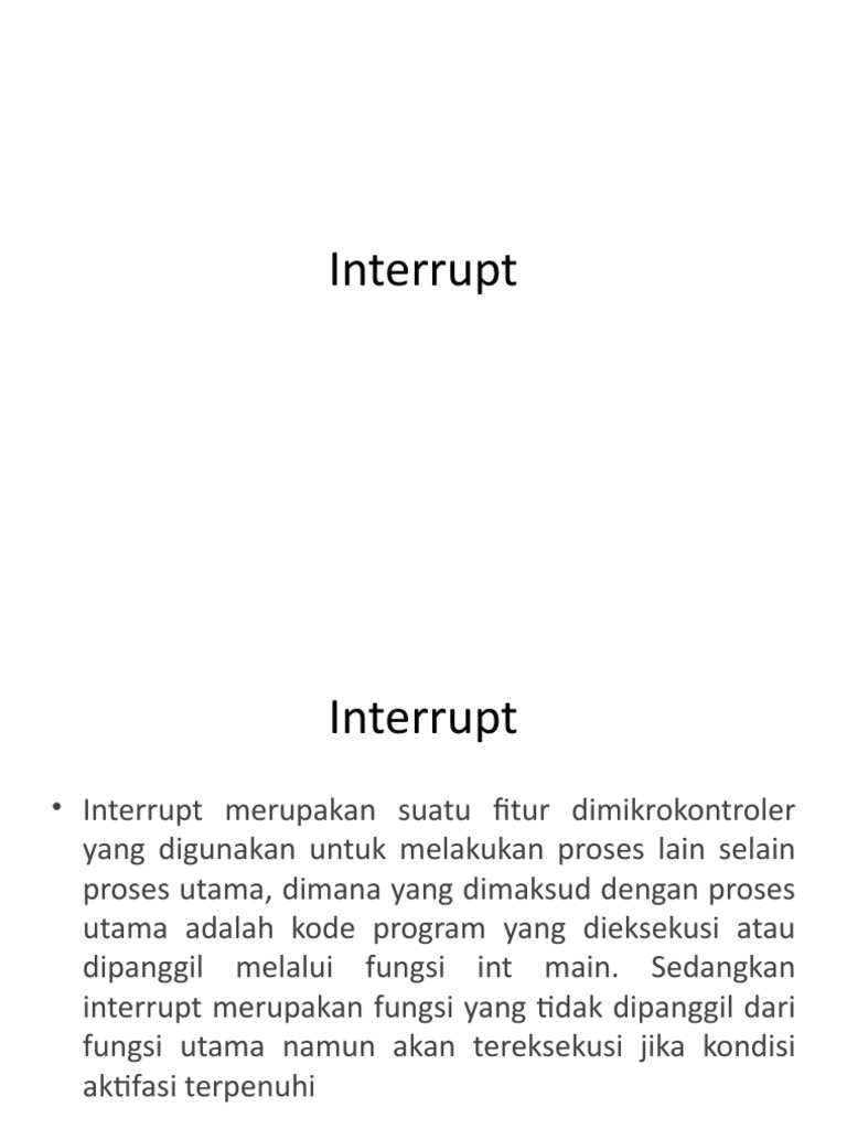 7 Interrupt | PDF