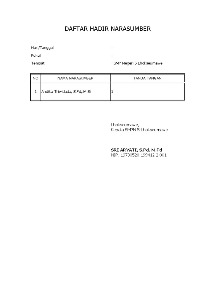 Absen Rapat 2020 | PDF | Agama & Spiritualitas