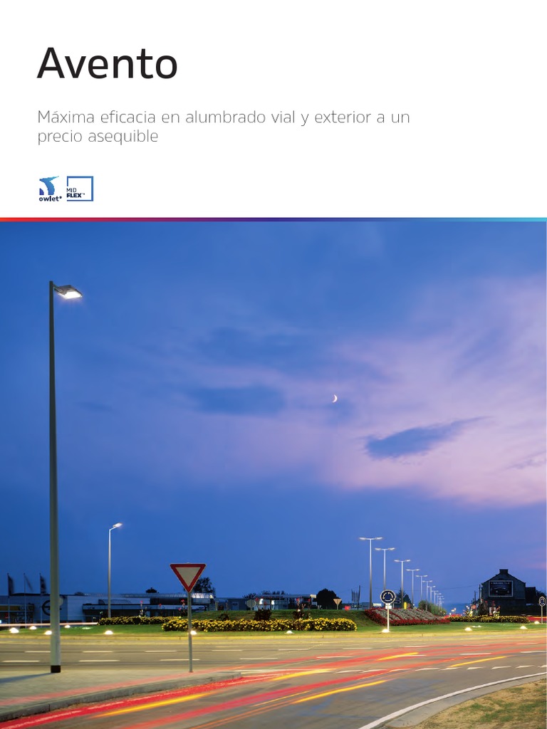 Luminaria Avento | PDF | Encendiendo | Óptica