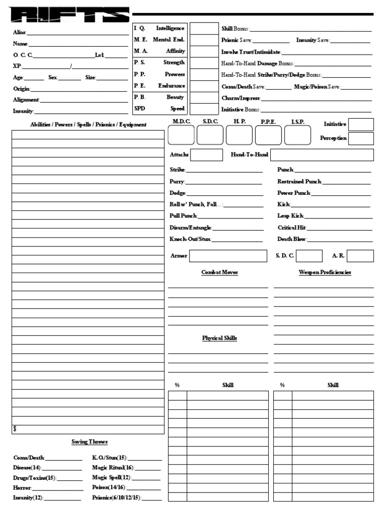 Palladium Complete | PDF | Gaming | Role Playing Games