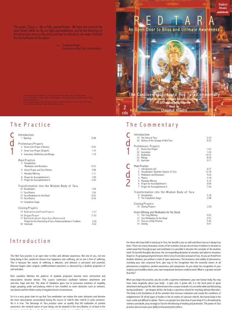 Red Tara: Path to Bliss and Awareness | PDF | Tibetan Buddhism | Nyingma