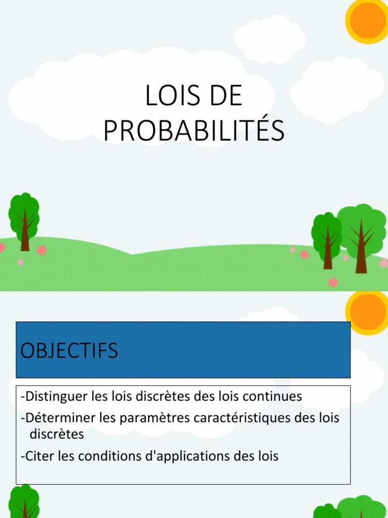 Introduction aux Lois de Probabilités | PDF | Loi de probabilité | Théorie des probabilités