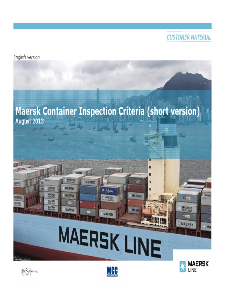 Maersk Container Inspection Criteria: Guidelines for Evaluating the ...