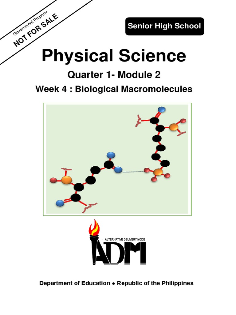 Physical Science: Quarter 1-Module 2 | PDF | Nucleic Acids | Carbohydrates