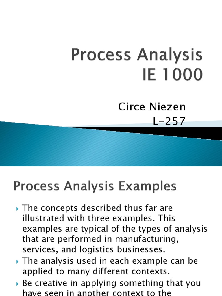 MT 4 - Process Analysis | PDF | Buffet | Restaurants