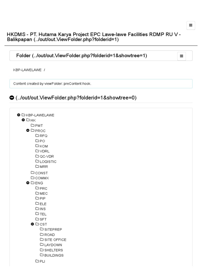 HKDMS - PT. Hutama Karya Project EPC Lawe-Lawe Facilities RDMP RU V ...