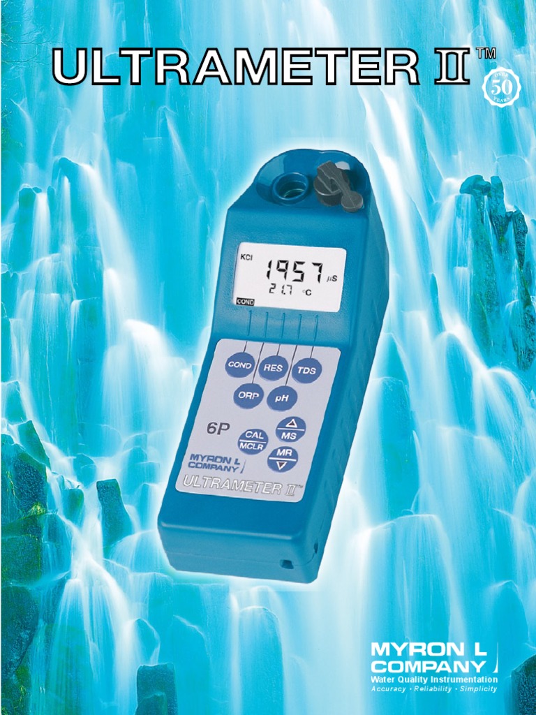 Ultrameter: Water Quality Instrumentation | PDF | Calibration | Ph