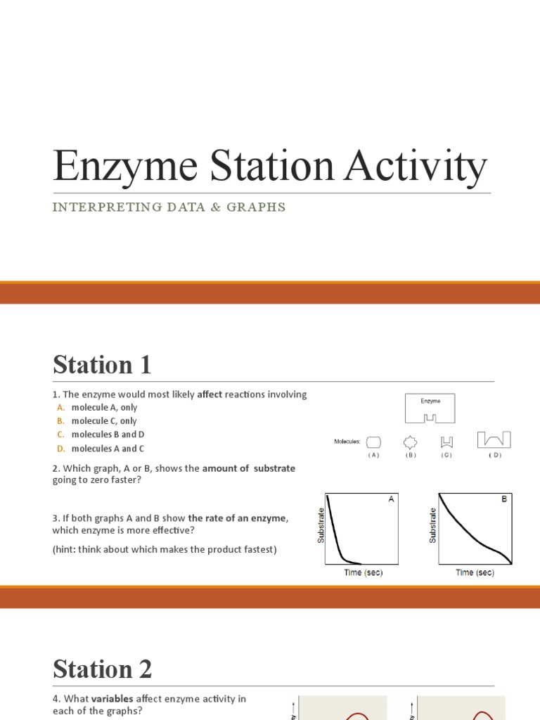 Enzyme Activity Analysis and Graphs | PDF | Substrate (Chemistry) | Enzyme