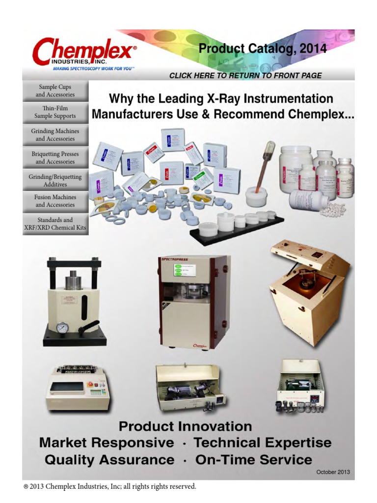 Chemplex Catalog - August 2013 | Aperture | Chemical Substances