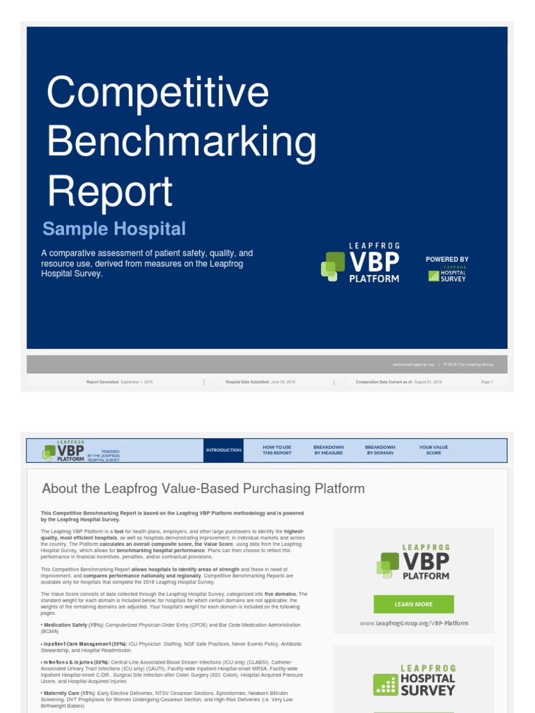 Competitive Benchmarking: Sample Hospital | Download Free PDF ...