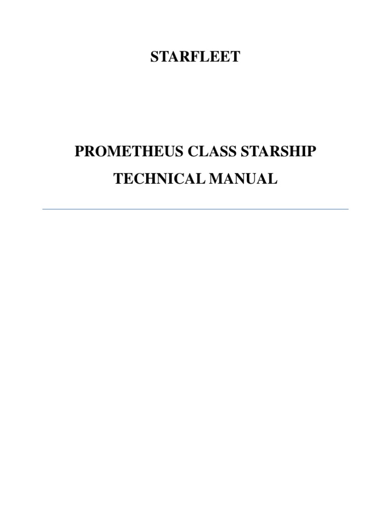 Prometheus TM v02 | PDF | Star Trek | Torpedo