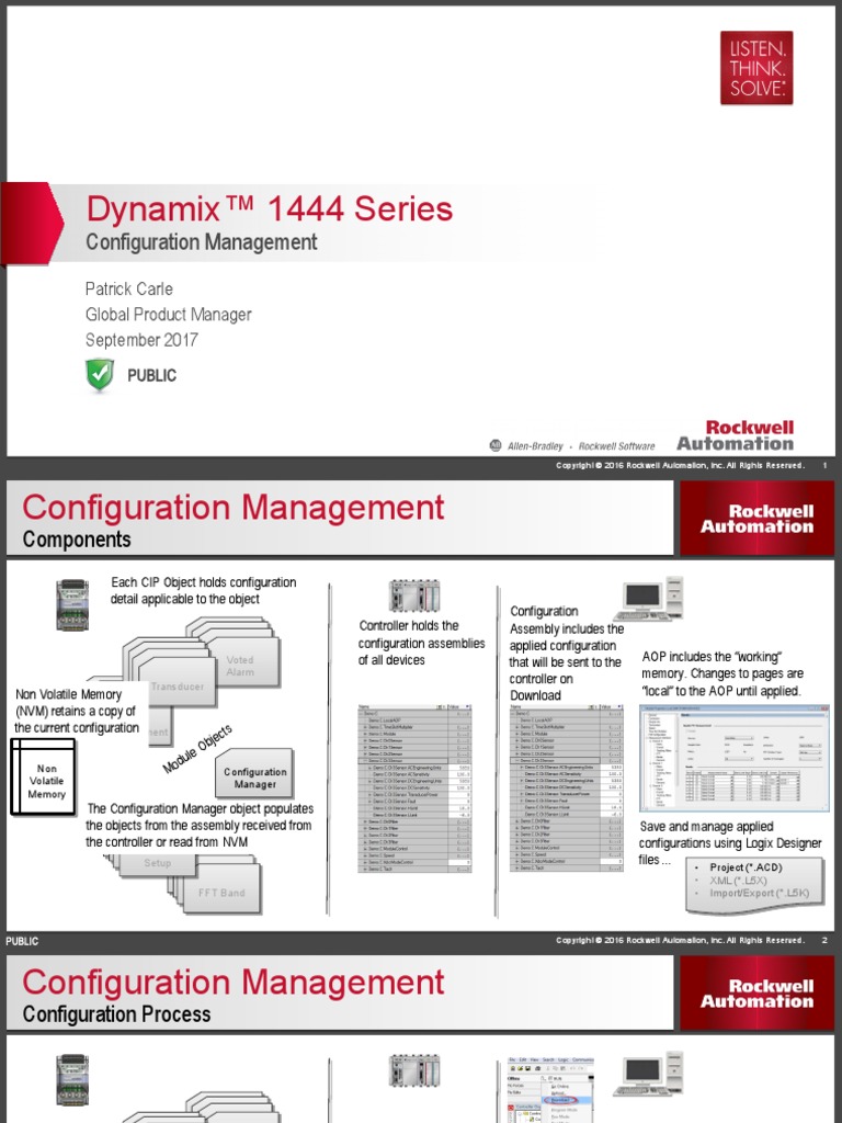 Dynamix 1444 Configuration Management - Sep 17 | PDF | Computing | Computer Engineering