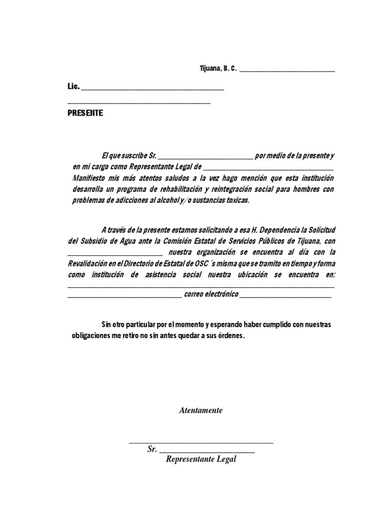 Carta Solicitar Constancia para Cespt | PDF