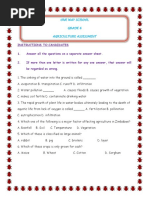 Grade 6: Elementary Agriculture Teacher'S Note | PDF | Sowing | Agriculture