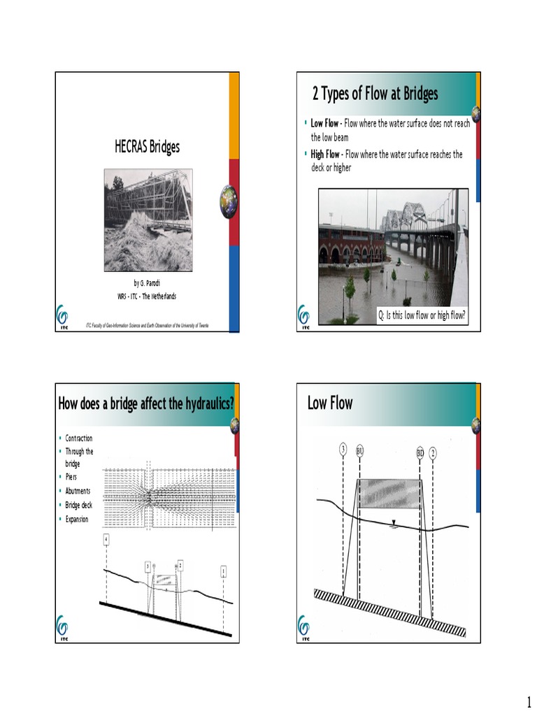 Modeling Low and High Flow at Bridges: A Comparison of Hydraulic ...