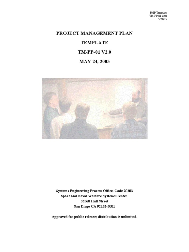 Project Management Plan Template TM-PP-01 V2.0 MAY 24, 2005 | PDF ...