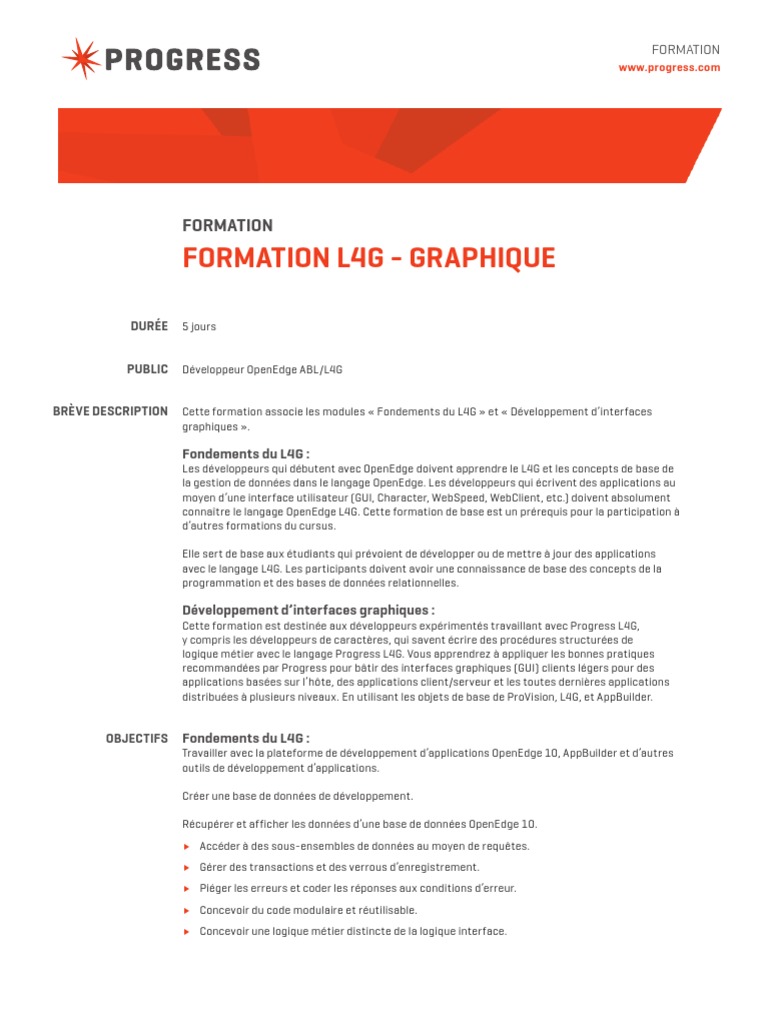 4gl Gui | PDF | Langage de programmation | Interface (Informatique)