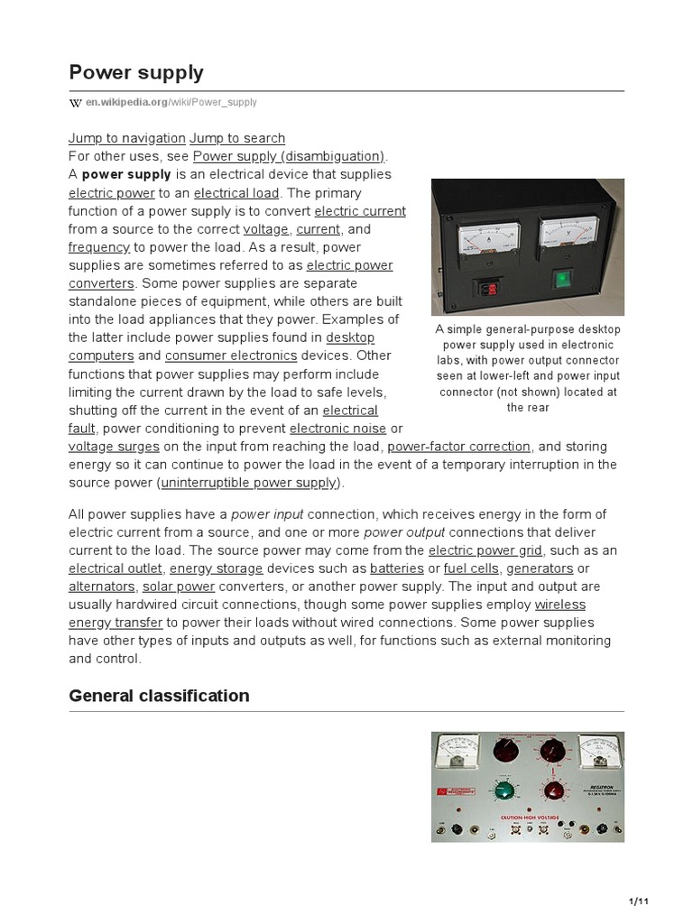 Desktop Power Supply Overview | PDF | Power Supply | Rectifier