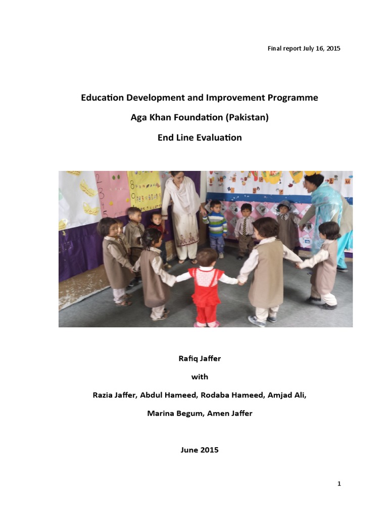 Endline Evaluation of Education Program | PDF | Survey Methodology ...