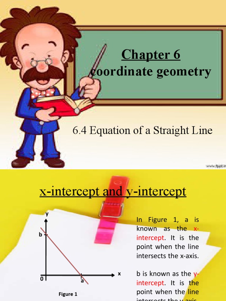 Coordinate Geometry: 6.4 Equation of A Straight Line | PDF | Line ...