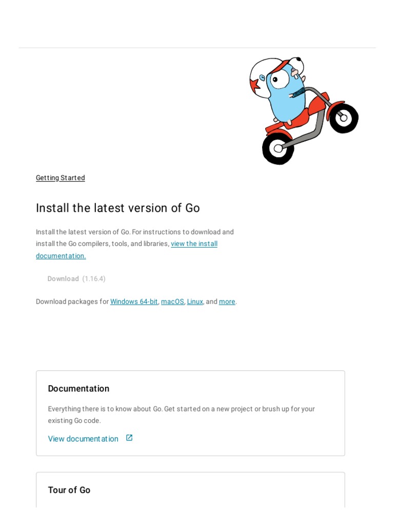 Getting Started - Go - Dev | PDF | World Wide Web | Internet & Web Getting Started - Go - Dev | PDF | World Wide Web | Internet & Web