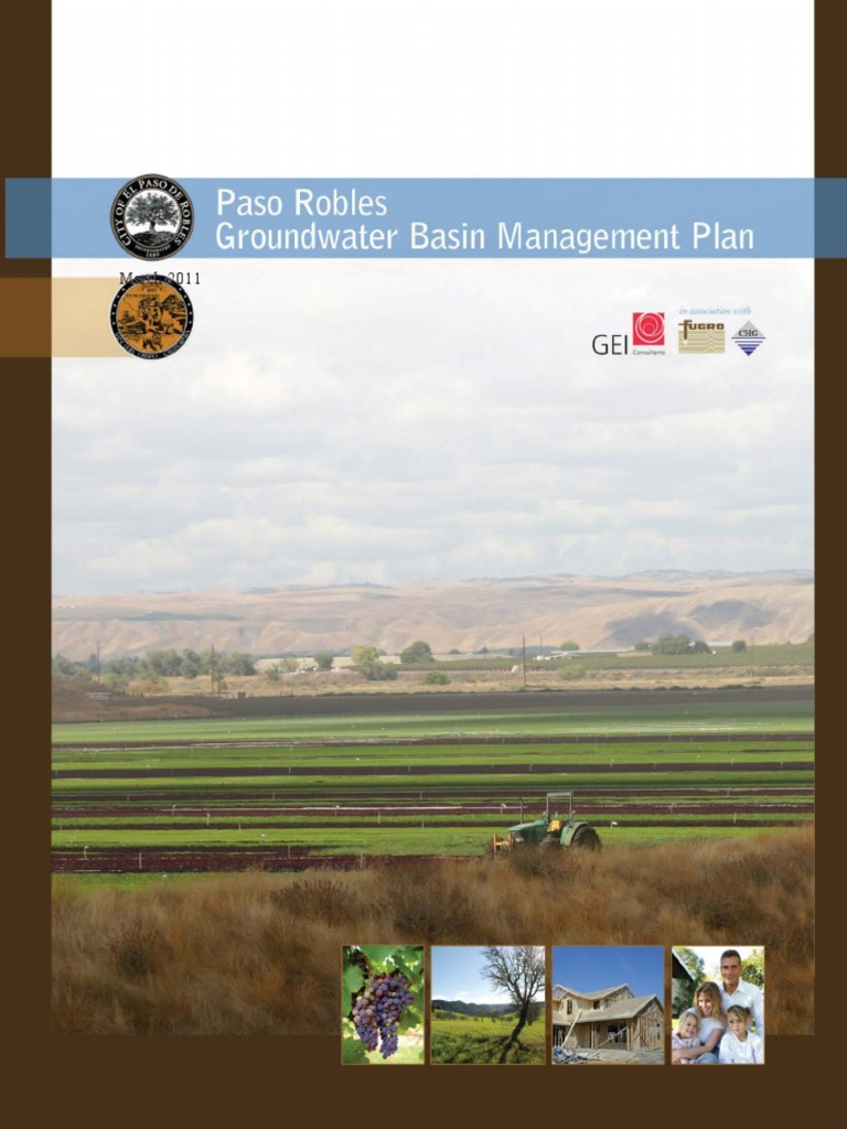Groundwater Basin Management Plan | PDF | Hydrogeology | Groundwater