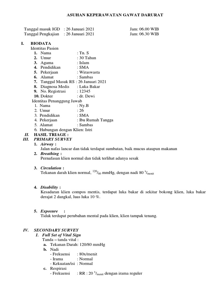 Askep Gadar - Randa 20176100078 | PDF