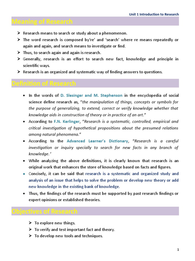 Introduction to Research Concepts | PDF | Scientific Method | Statistics