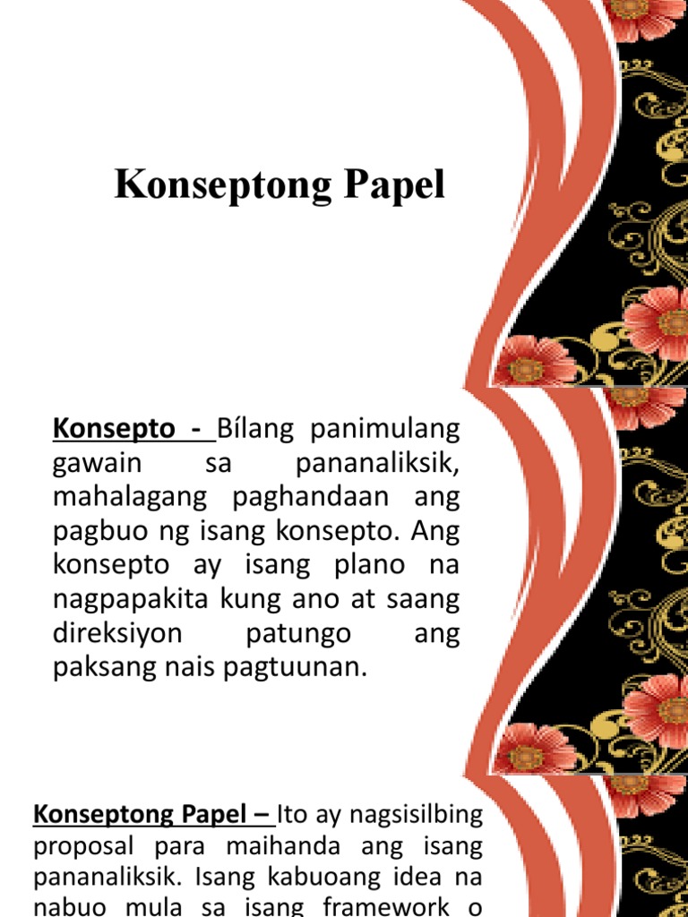 Konseptong Papel | PDF
