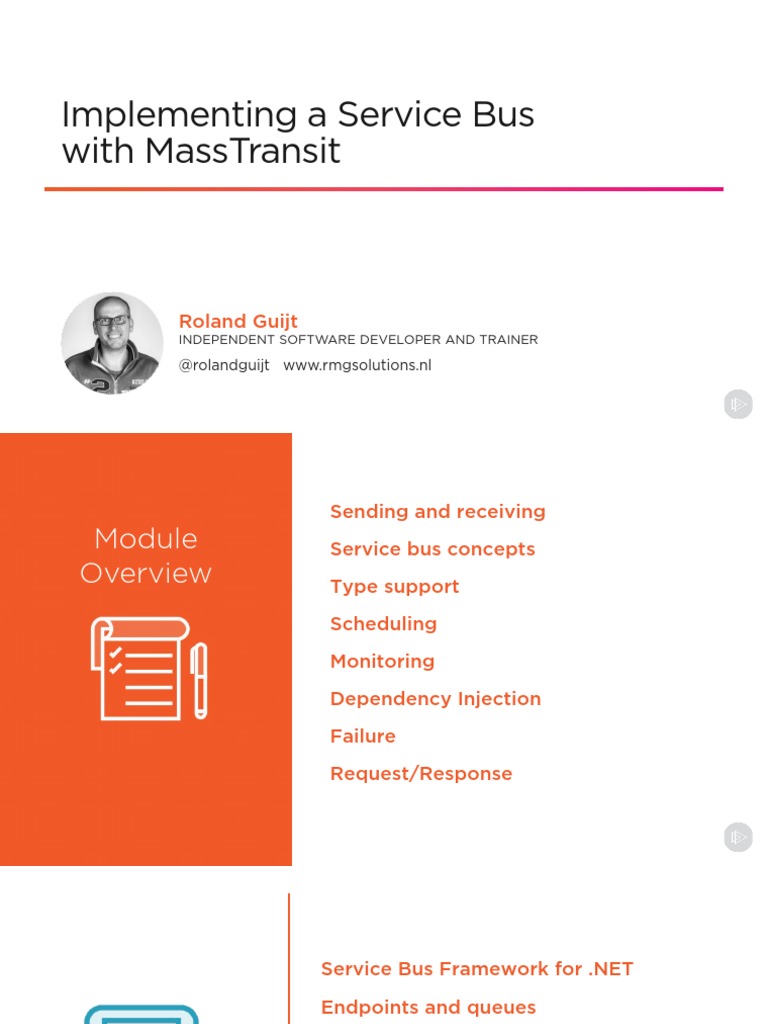 Implementing A Service Bus With Masstransit: Roland Guijt | Download Free PDF | Interface ...