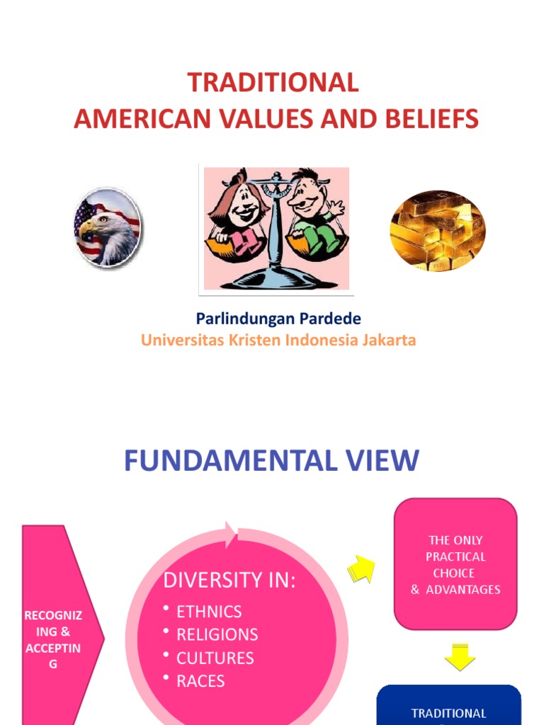 3 Traditional American Values and Belief | PDF | Individualism | Family