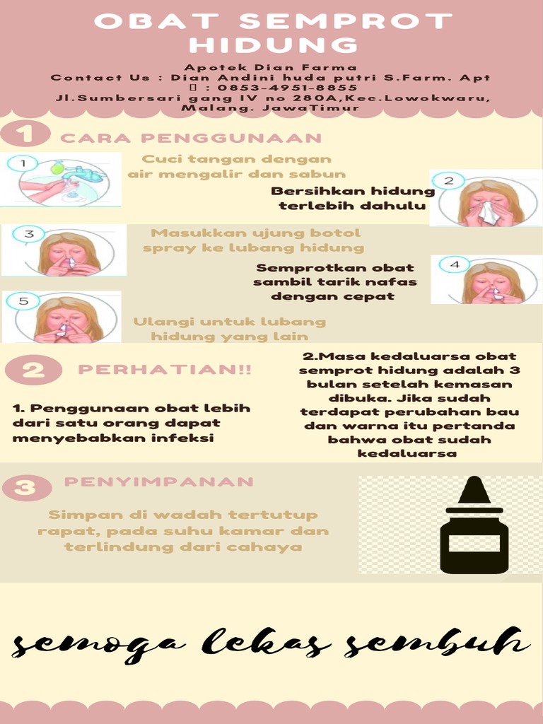 Brosur Obat Semprot Hidung | PDF
