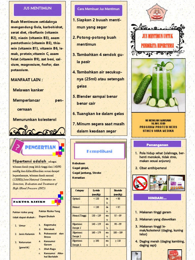 Leaflet Jus Mentimun | PDF