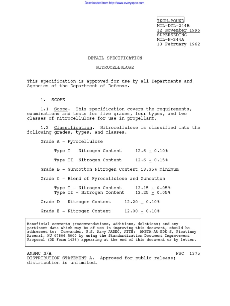 Mil DTL 244B | PDF | Specification (Technical Standard) | Boiling
