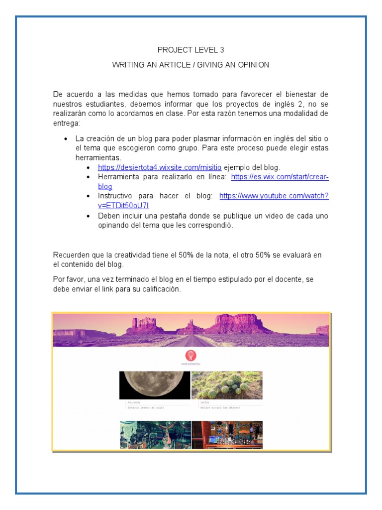 Project Level 3 | PDF | Crecimiento personal y profesional