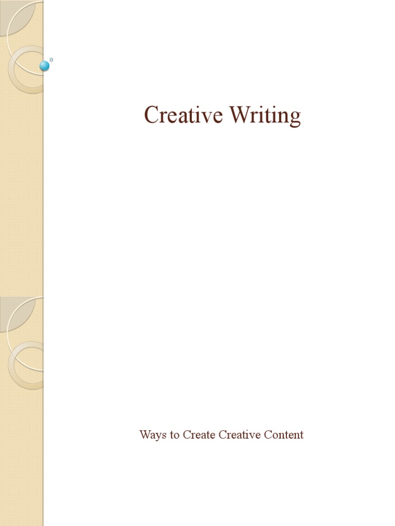 7 Creative Writing | PDF | News