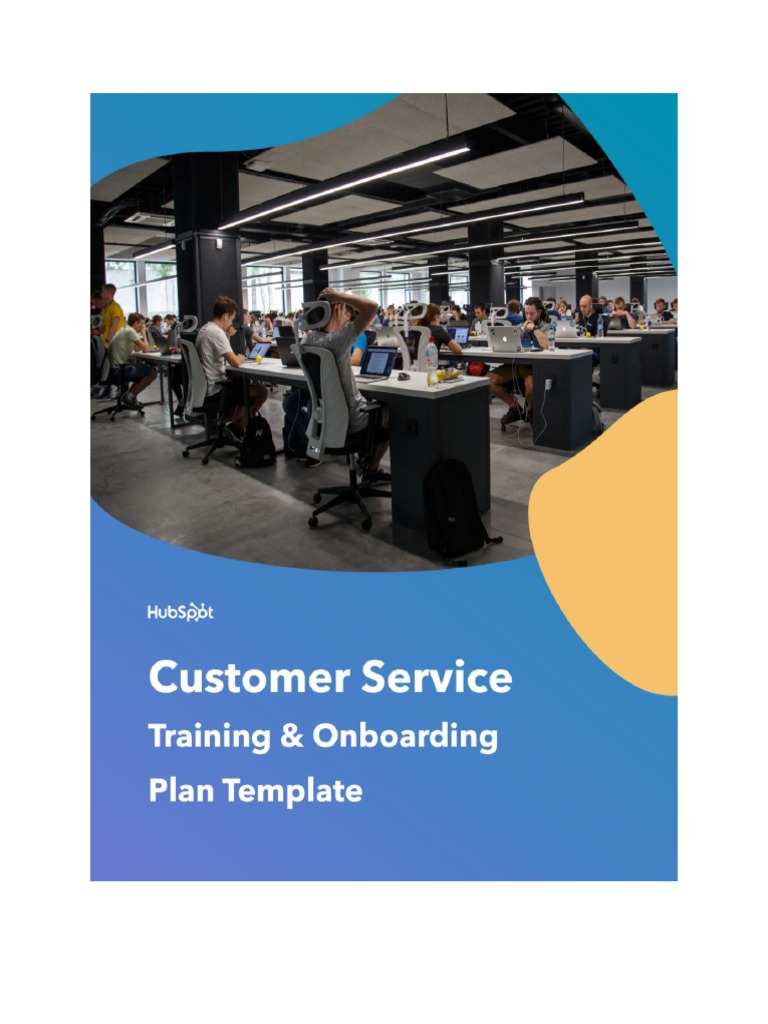 Customer Support Onboarding and Training Template - HubSpot - En.es ...