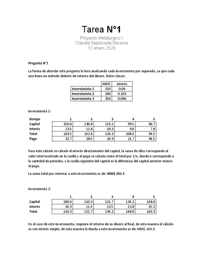Tarea N1 | PDF | Enseñanza de matemática