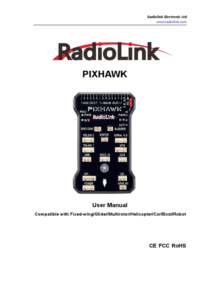 Pixhawk: User Manual | PDF | Electromagnetic Interference | Helicopter