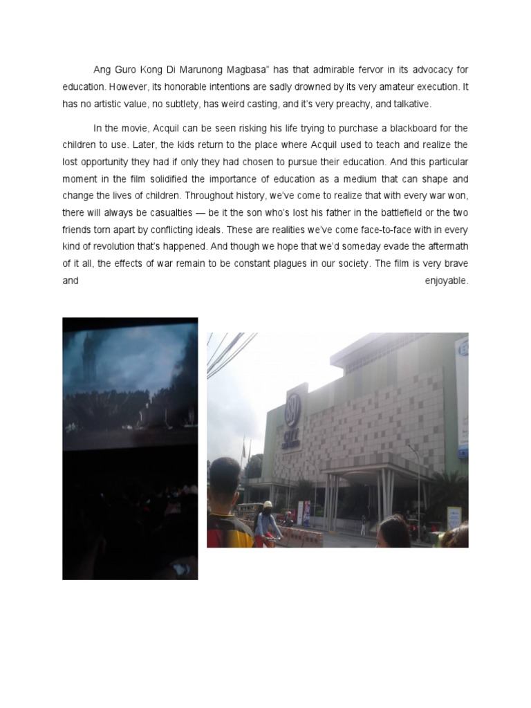 Ang Guro Kong Di Marunong Magbasa | PDF