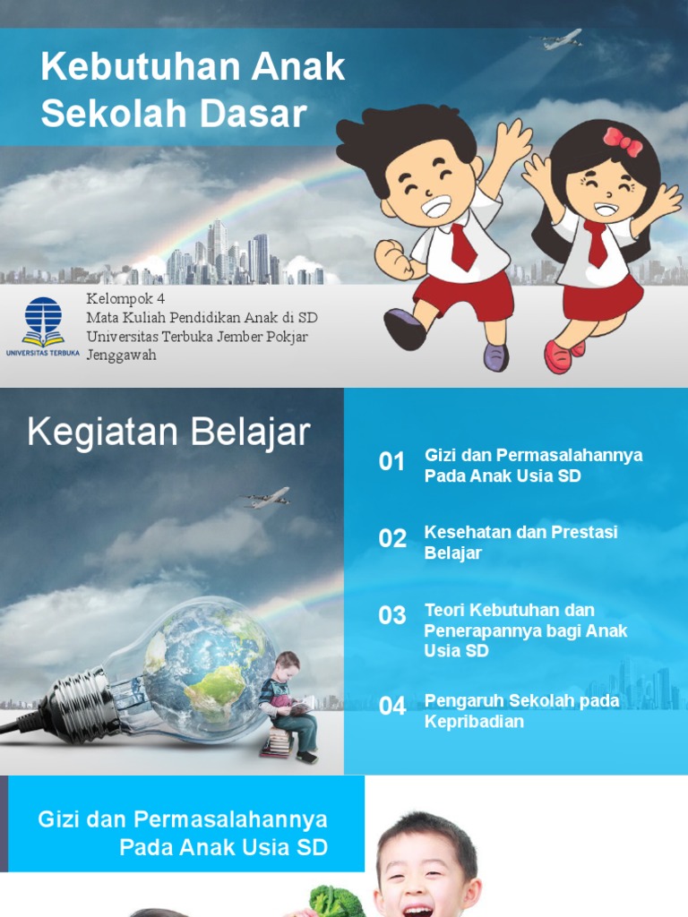 MODUL 3 PDGK 4403 Kebutuhan Anak Sekolah Dasar Kelompok 4 | PDF