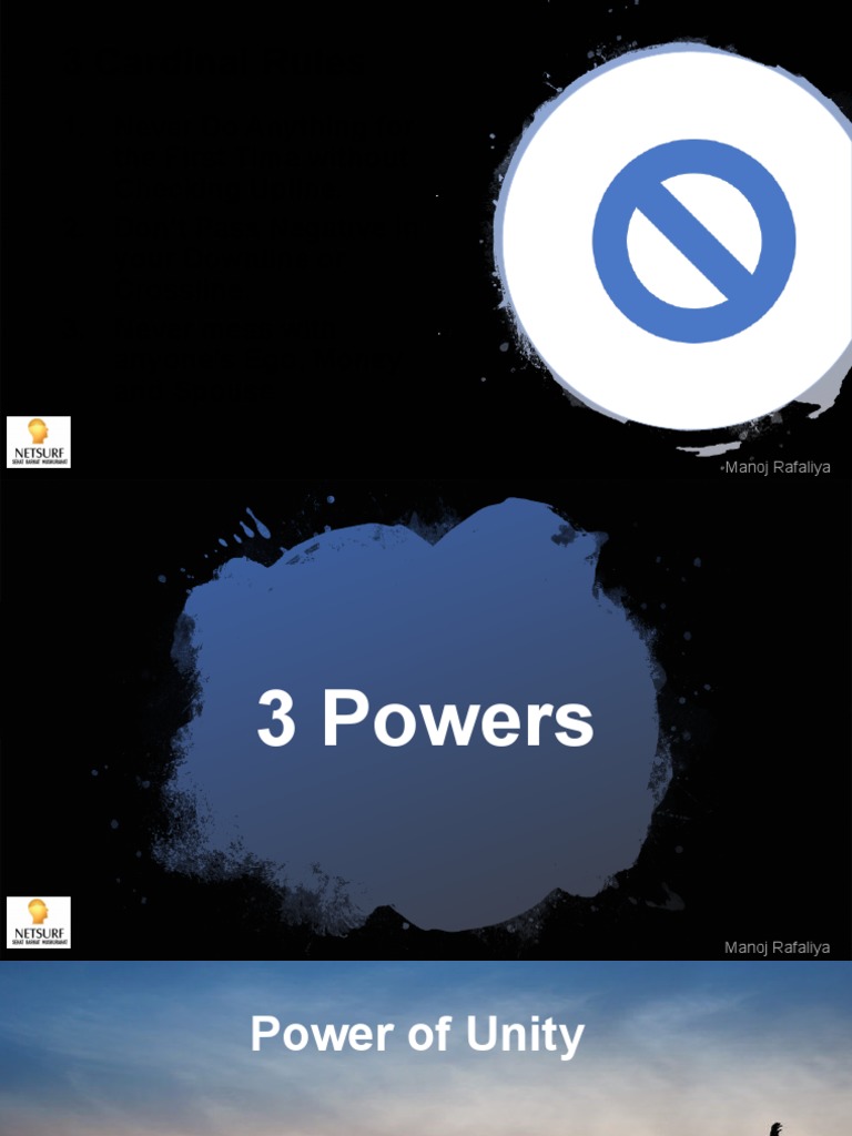 3 Cardinal Rules | PDF